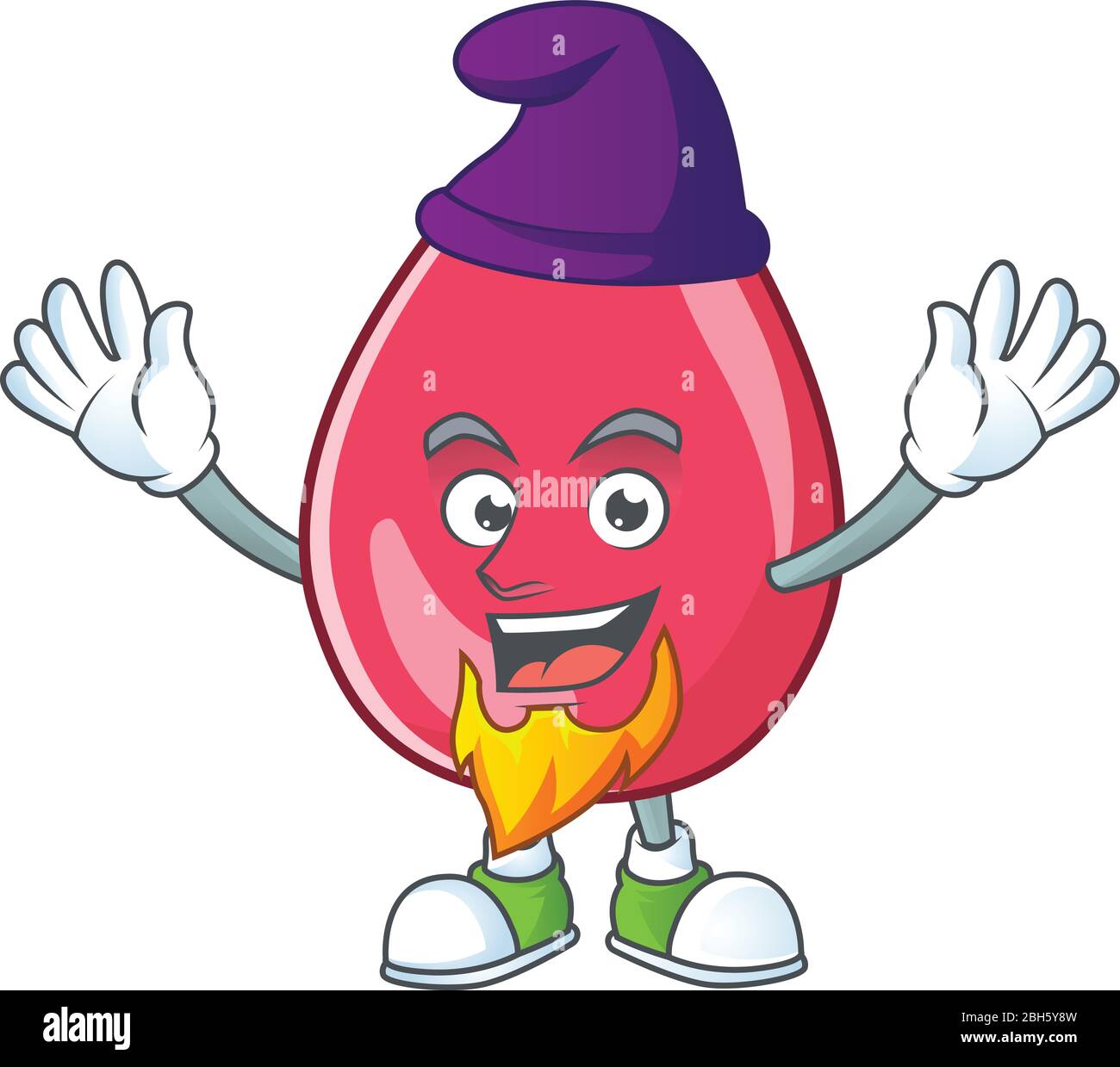 Sweet fairytale of red blood Elf cartoon character Stock Vector Image ...