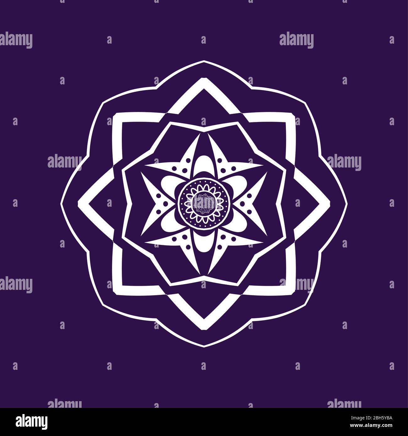 Mandala. Floral pattern Stock Vector Image & Art - Alamy