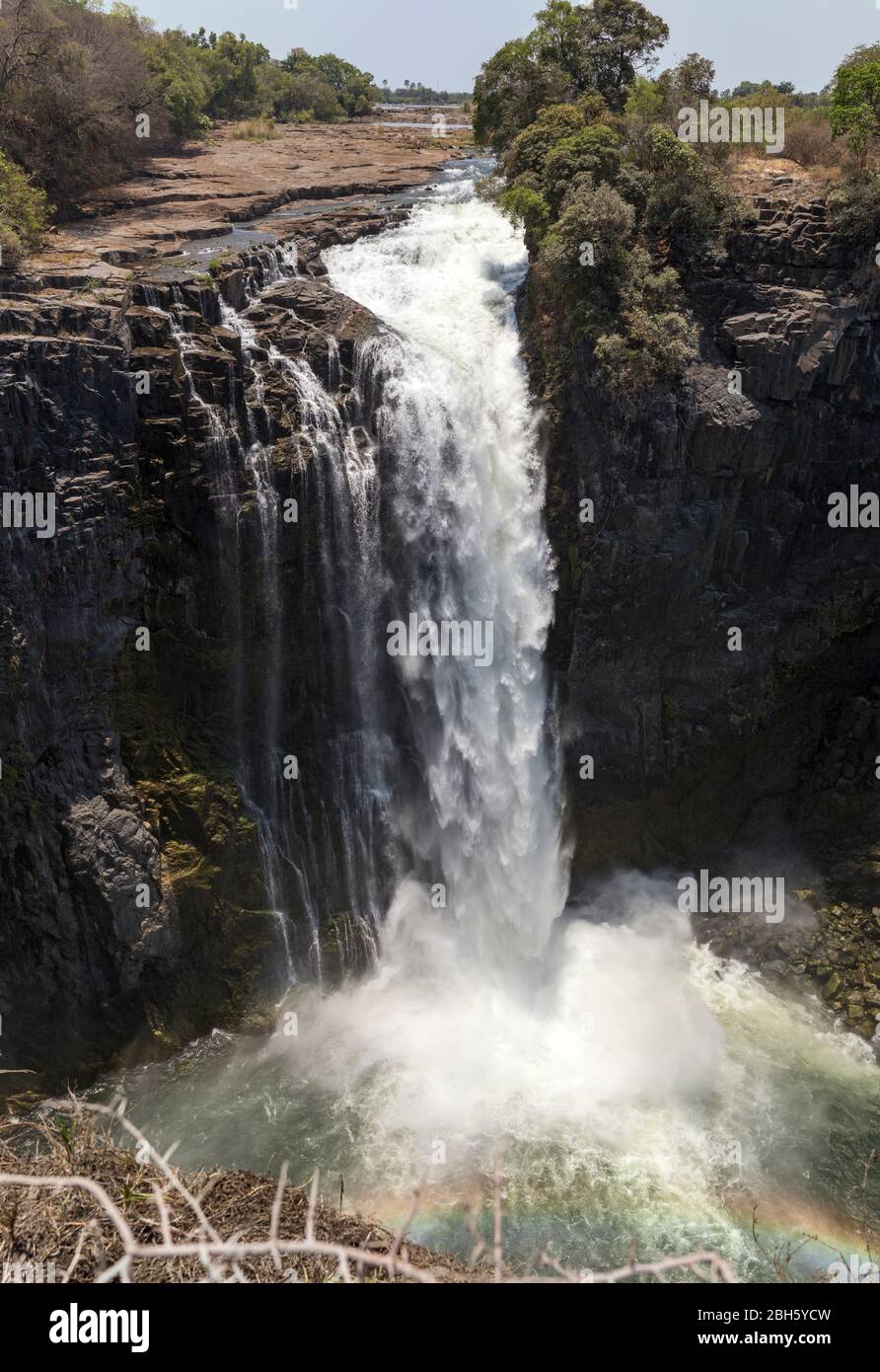 Devil's Cataract, Victoria Falls, Zimbabwe, Africa Stock Photo - Alamy