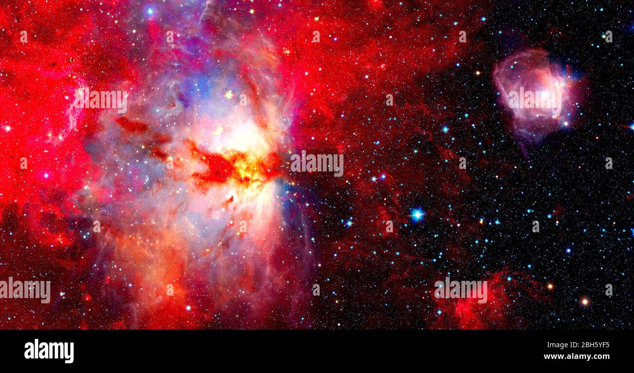 Galaxy future. Elements of this image furnished by NASA Stock Photo - Alamy