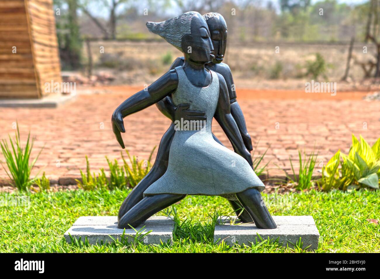 Soapstone sculpture, Victoria Falls, Zimbabwe, Africa Stock Photo - Alamy