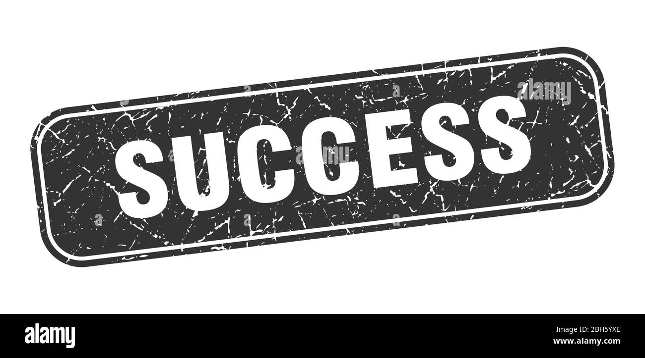 success stamp. success square grungy black sign Stock Vector Image ...