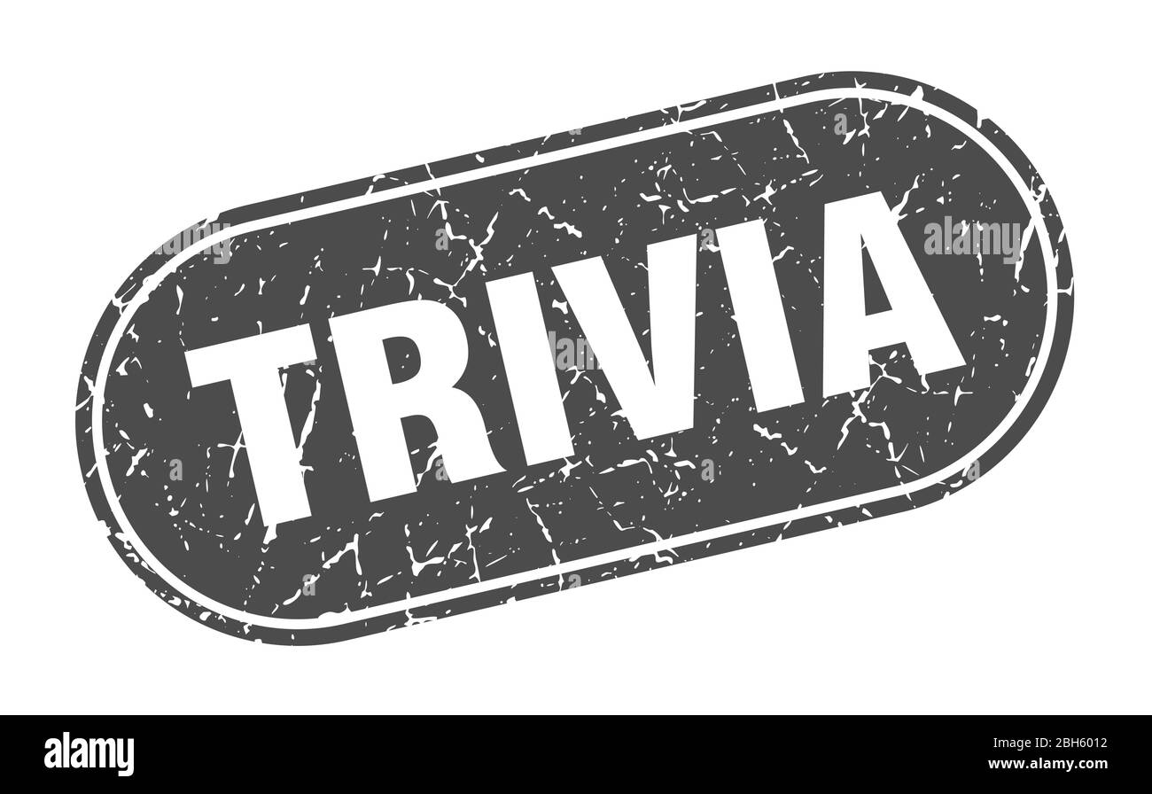 trivia sign. trivia grunge black stamp. Label Stock Vector Image & Art ...