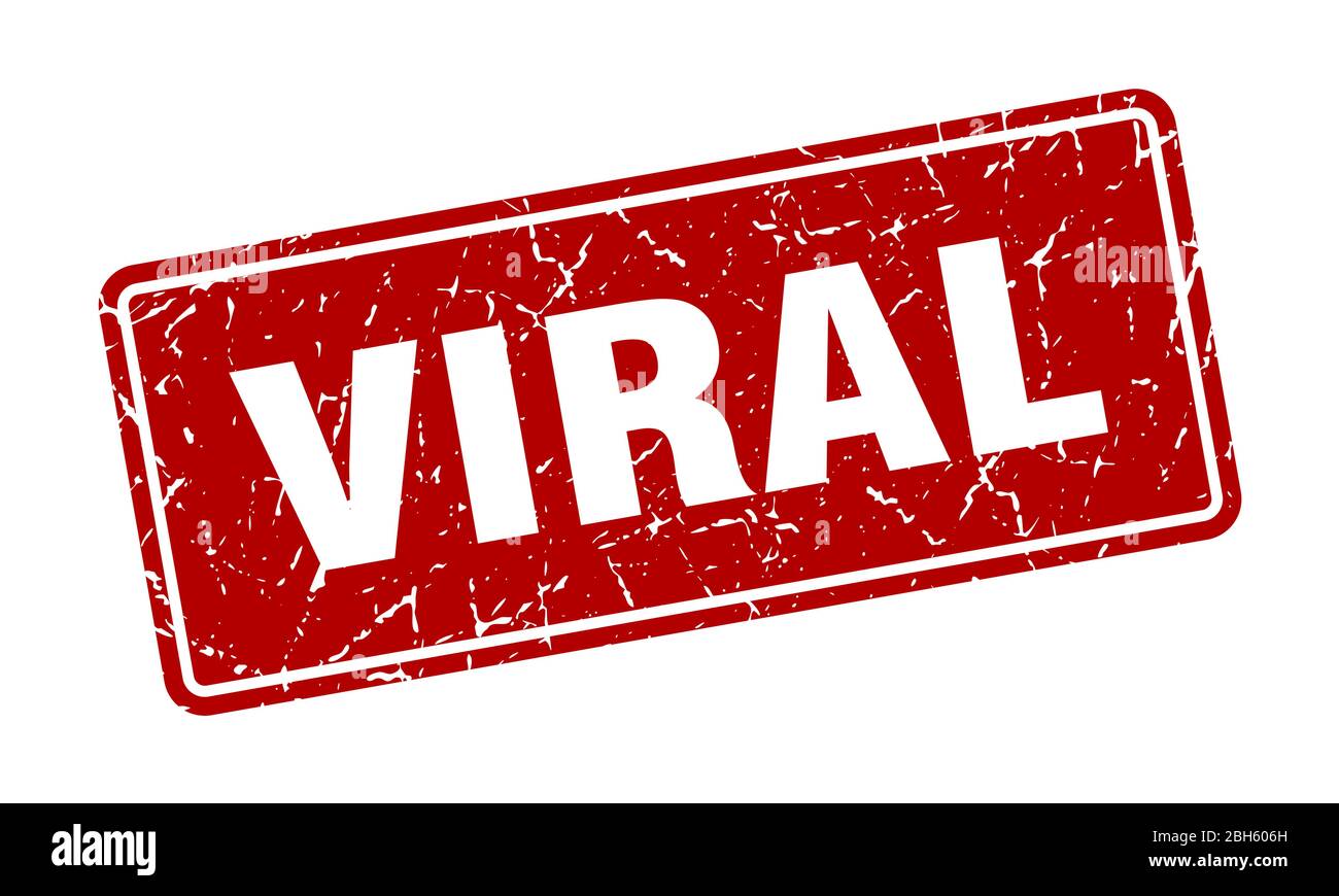 viral stamp. viral vintage red label. Sign Stock Vector Image & Art - Alamy
