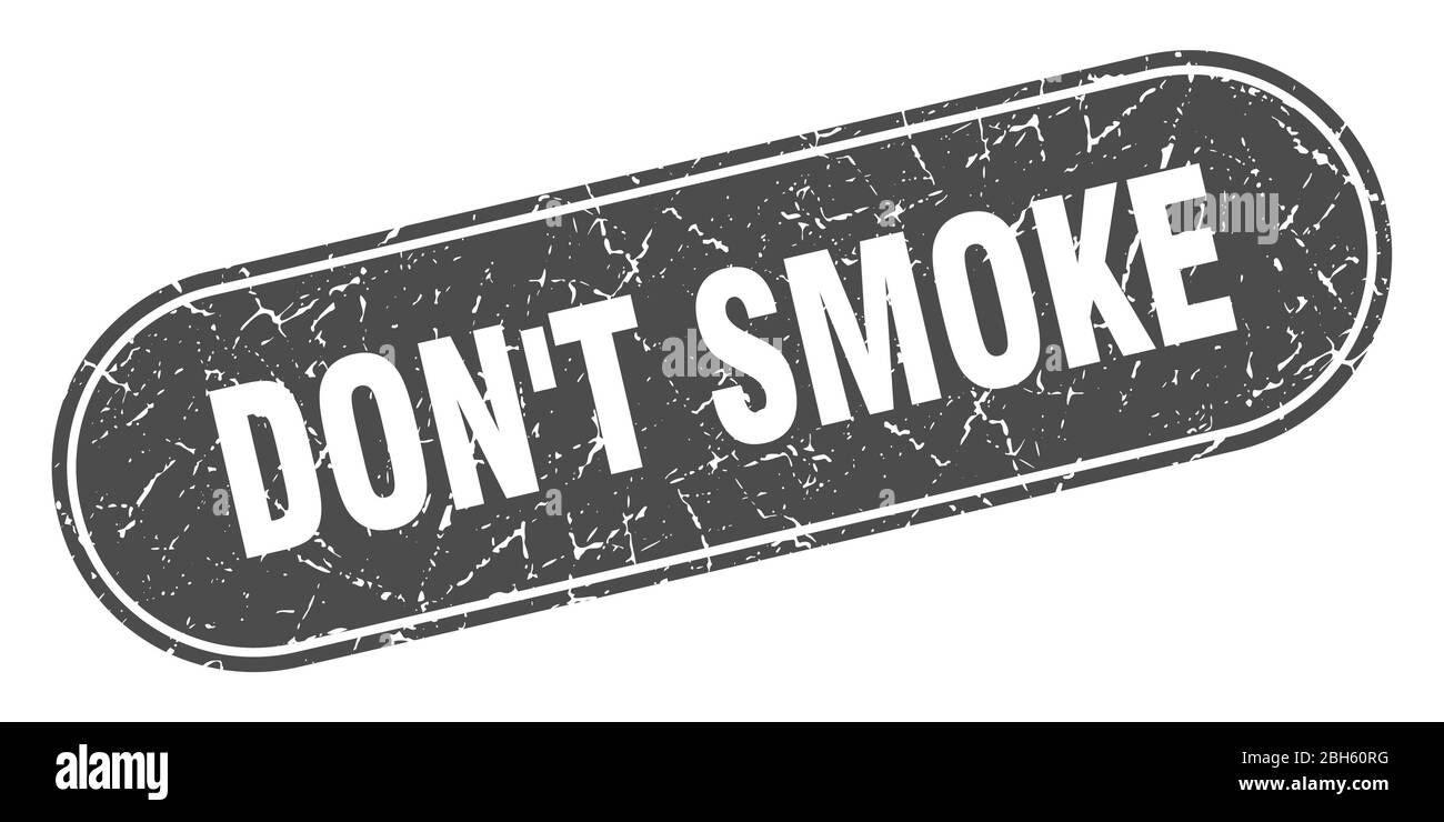 don't smoke sign. don't smoke grunge black stamp. Label Stock Vector ...