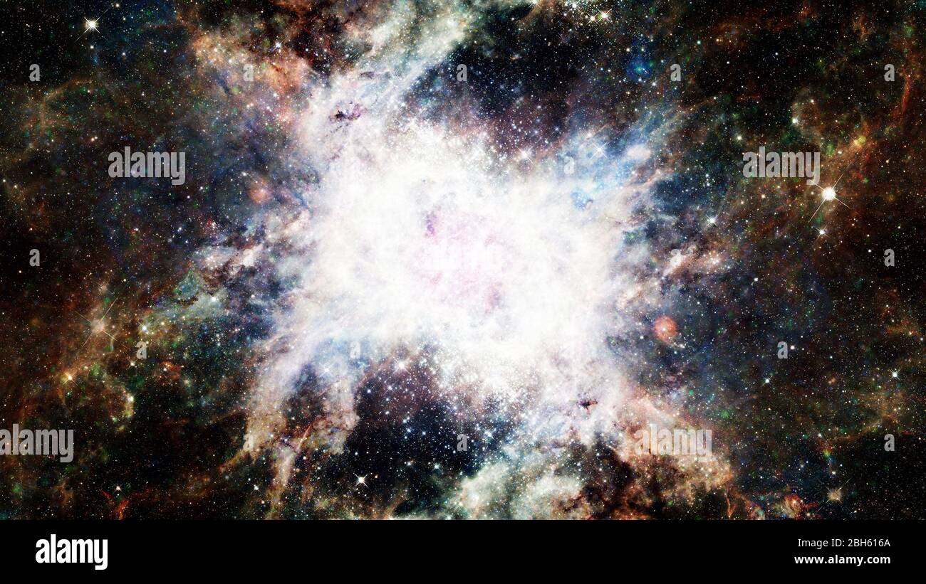 Star birth in the extreme. Elements of this image furnished by NASA ...