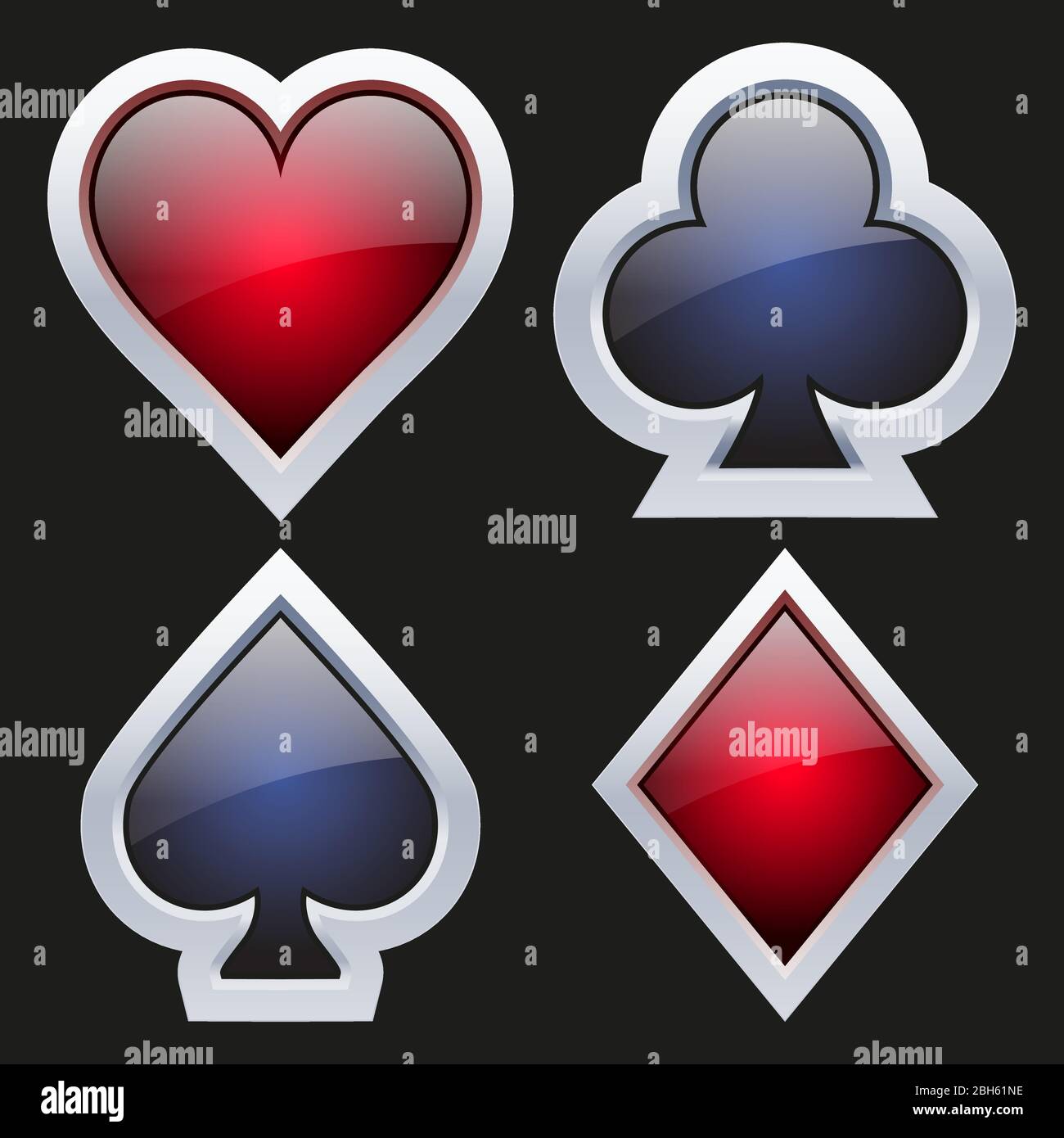 Card suits hi-res stock photography and images - Alamy