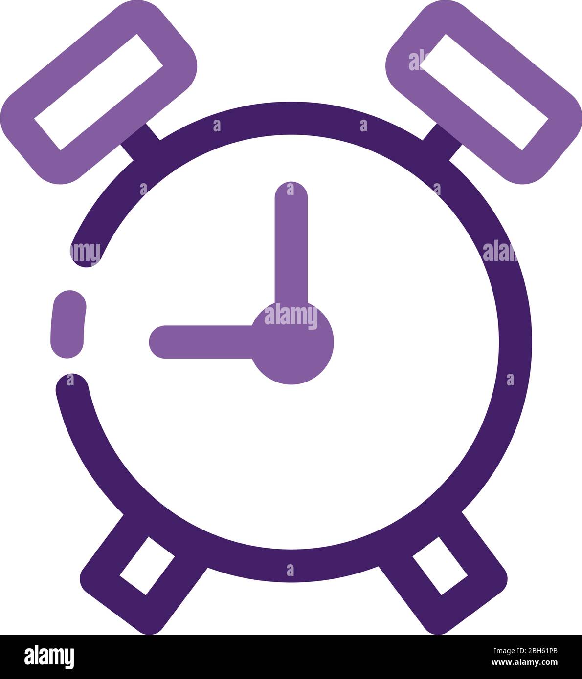 alarm clock line style icon Stock Vector Image & Art - Alamy