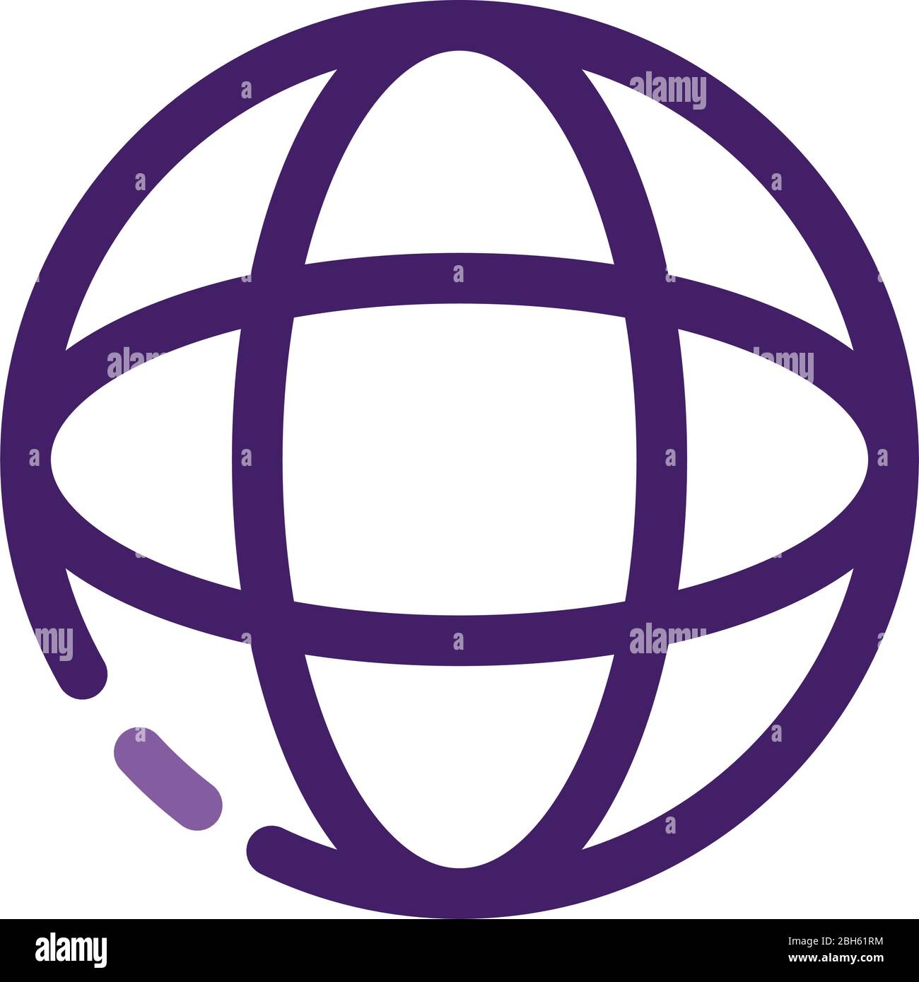 sphere browser globe line style icon Stock Vector Image & Art - Alamy