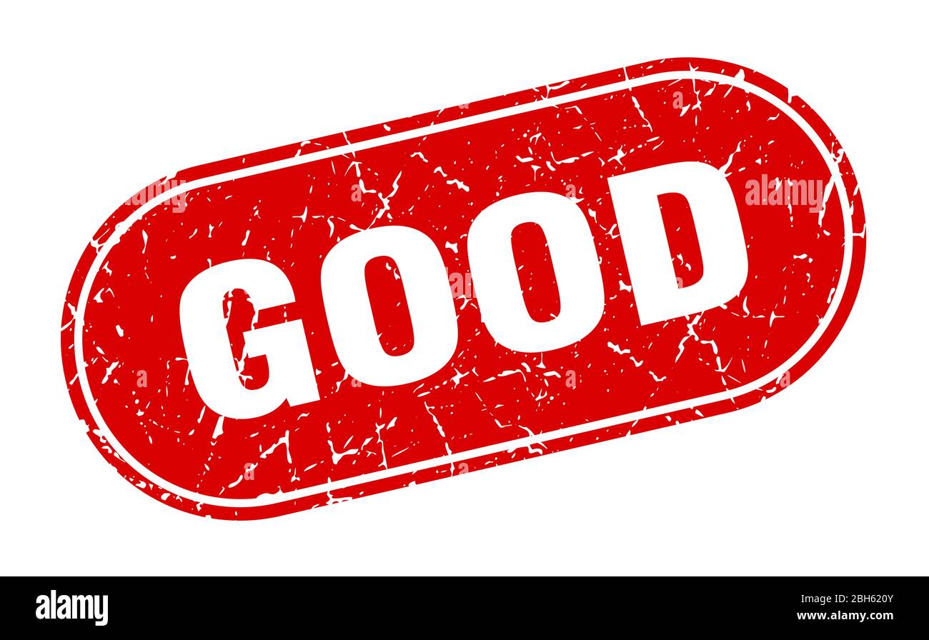 good sign. good grunge red stamp. Label Stock Vector Image & Art - Alamy