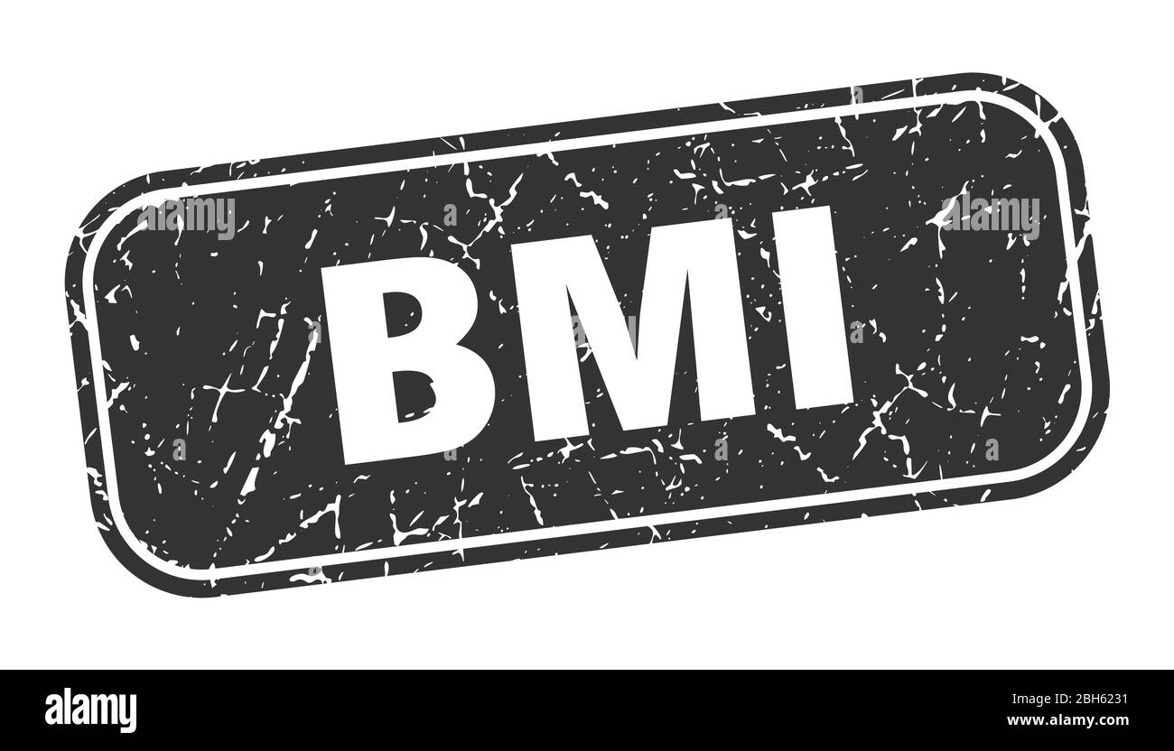 bmi stamp. bmi square grungy black sign Stock Vector Image & Art - Alamy