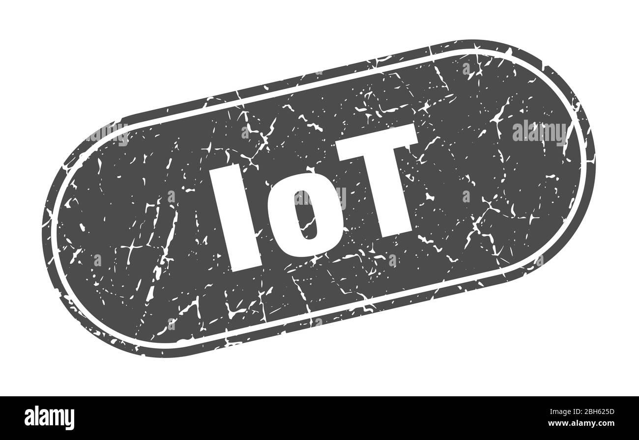 iot sign. iot grunge black stamp. Label Stock Vector Image & Art - Alamy