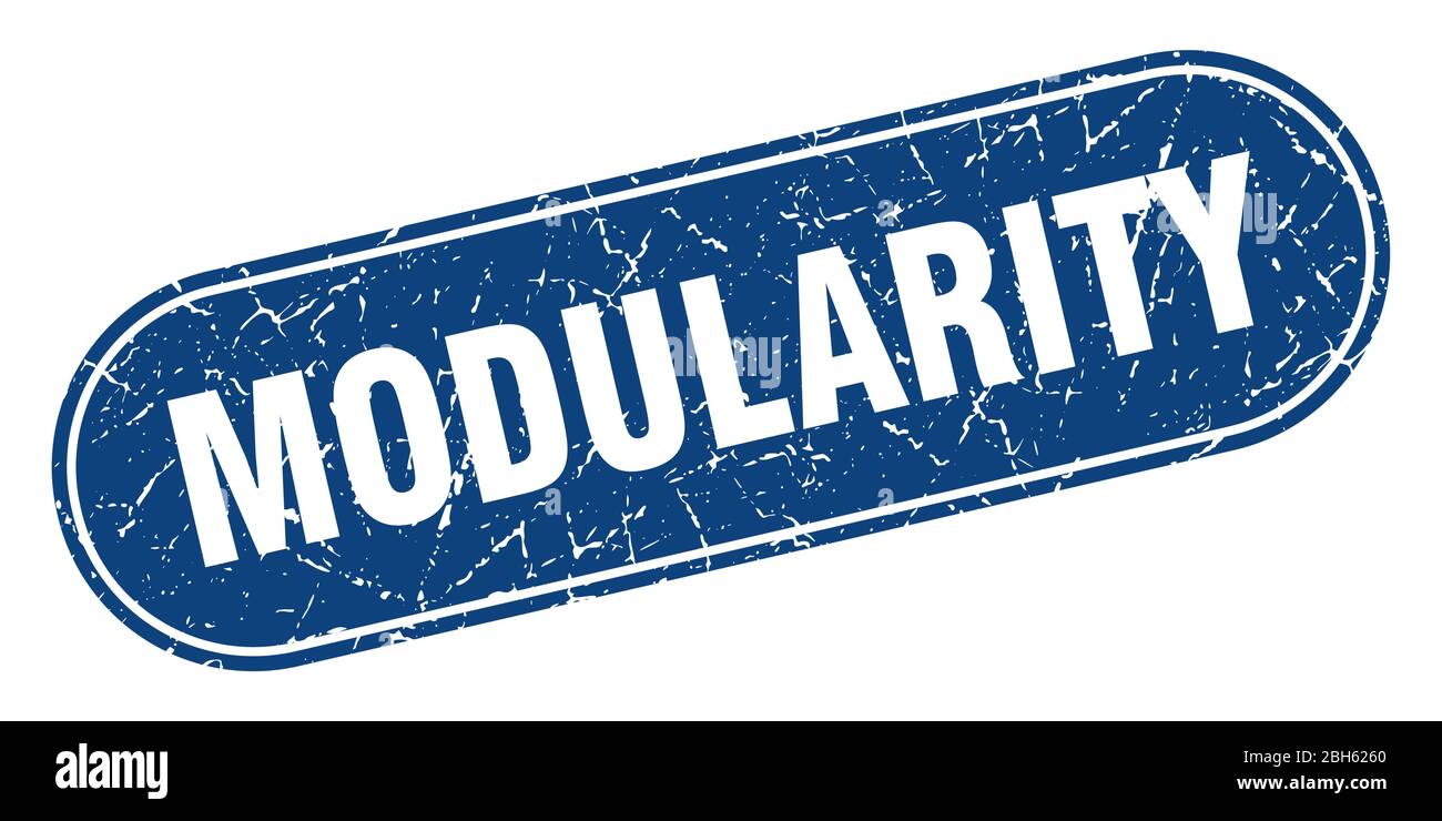 modularity sign. modularity grunge blue stamp. Label Stock Vector Image ...