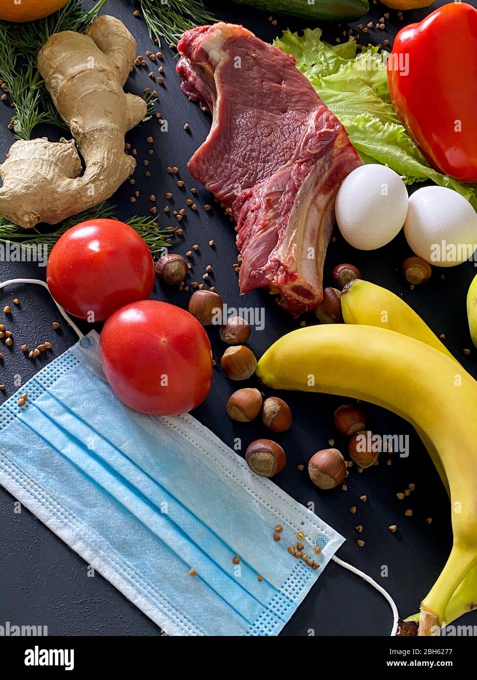 Raw beef mask hi-res stock photography and images - Alamy