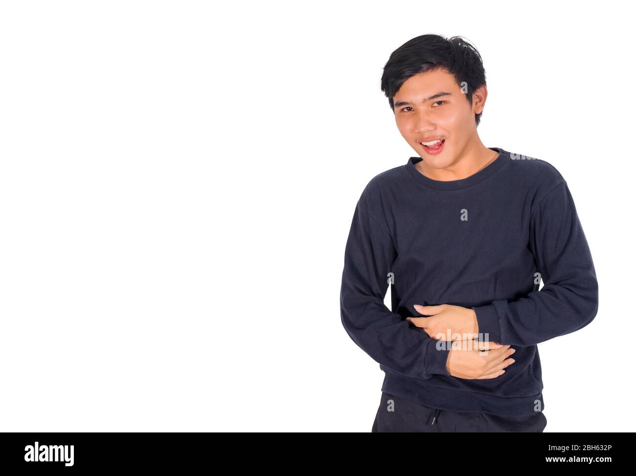 Laughing man camera funny background Cut Out Stock Images & Pictures ...