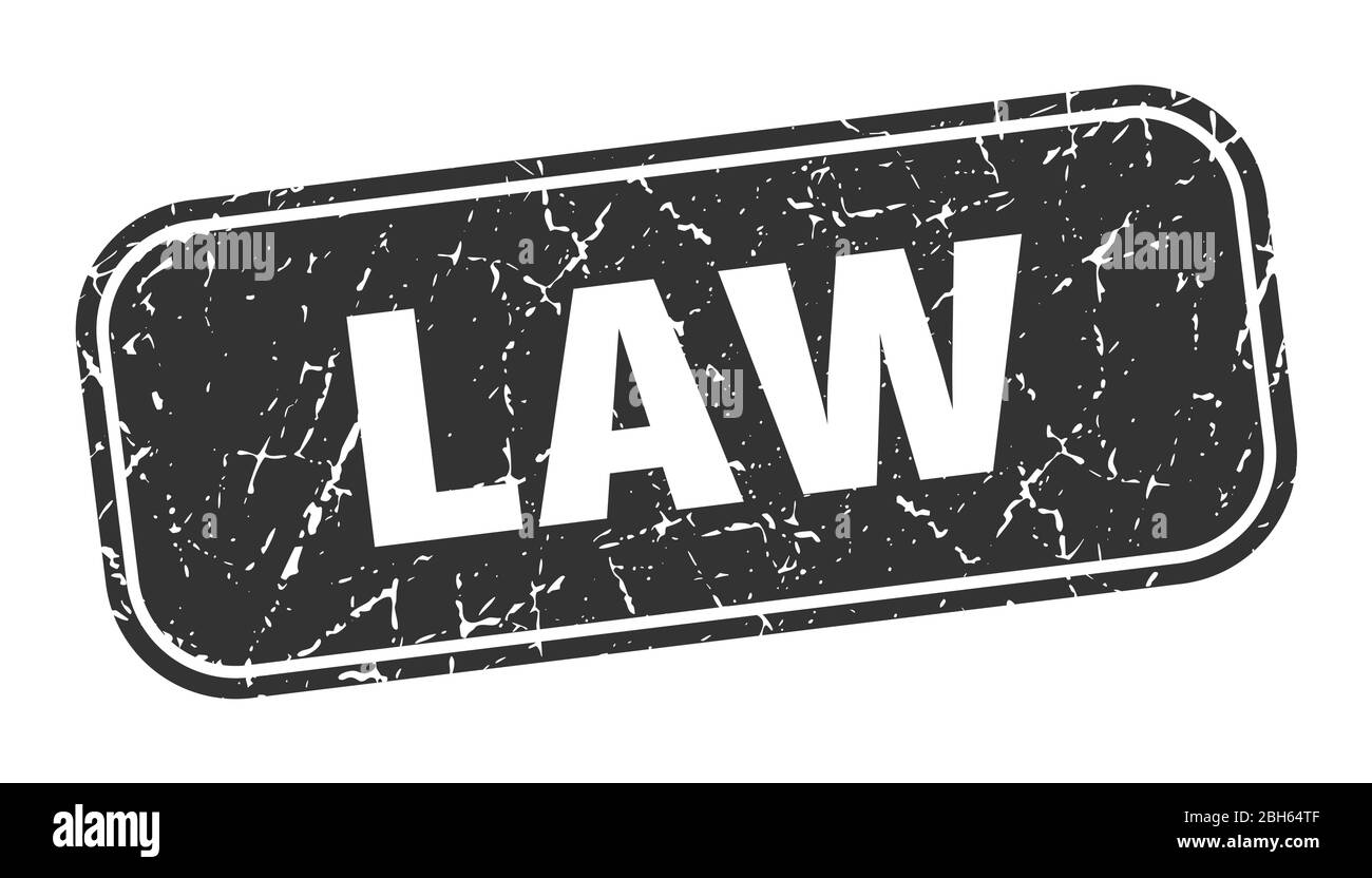 law stamp. law square grungy black sign Stock Vector Image & Art - Alamy