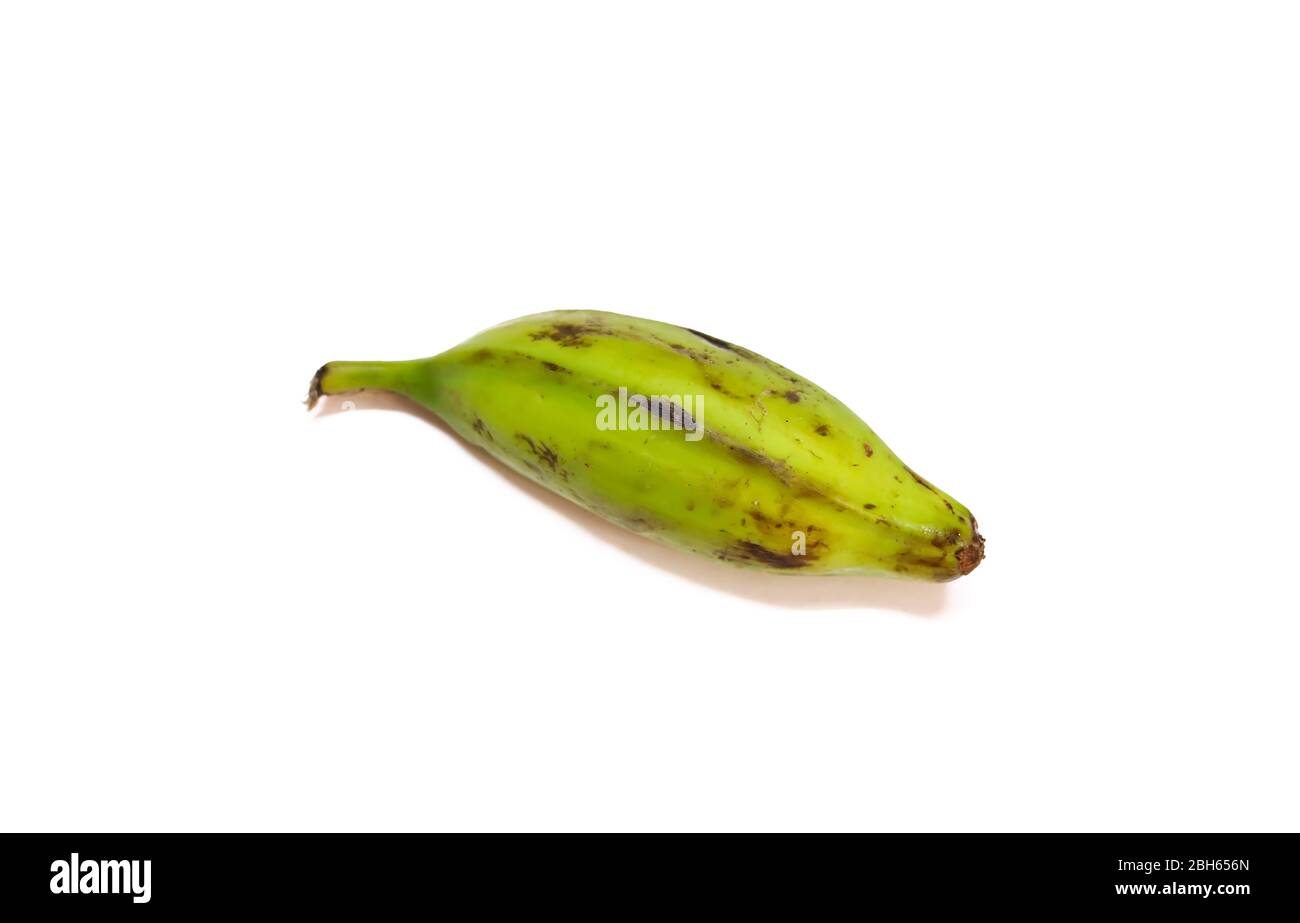 Plantain bananas isolated on white backgrounds Stock Photo - Alamy