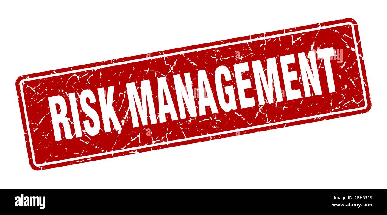 risk management stamp. risk management vintage red label. Sign Stock ...