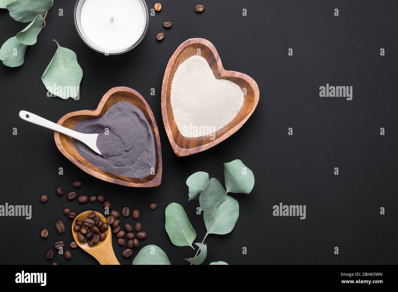 DIY organic cosmetics and spa concept. Natural ingredients for homemade ...