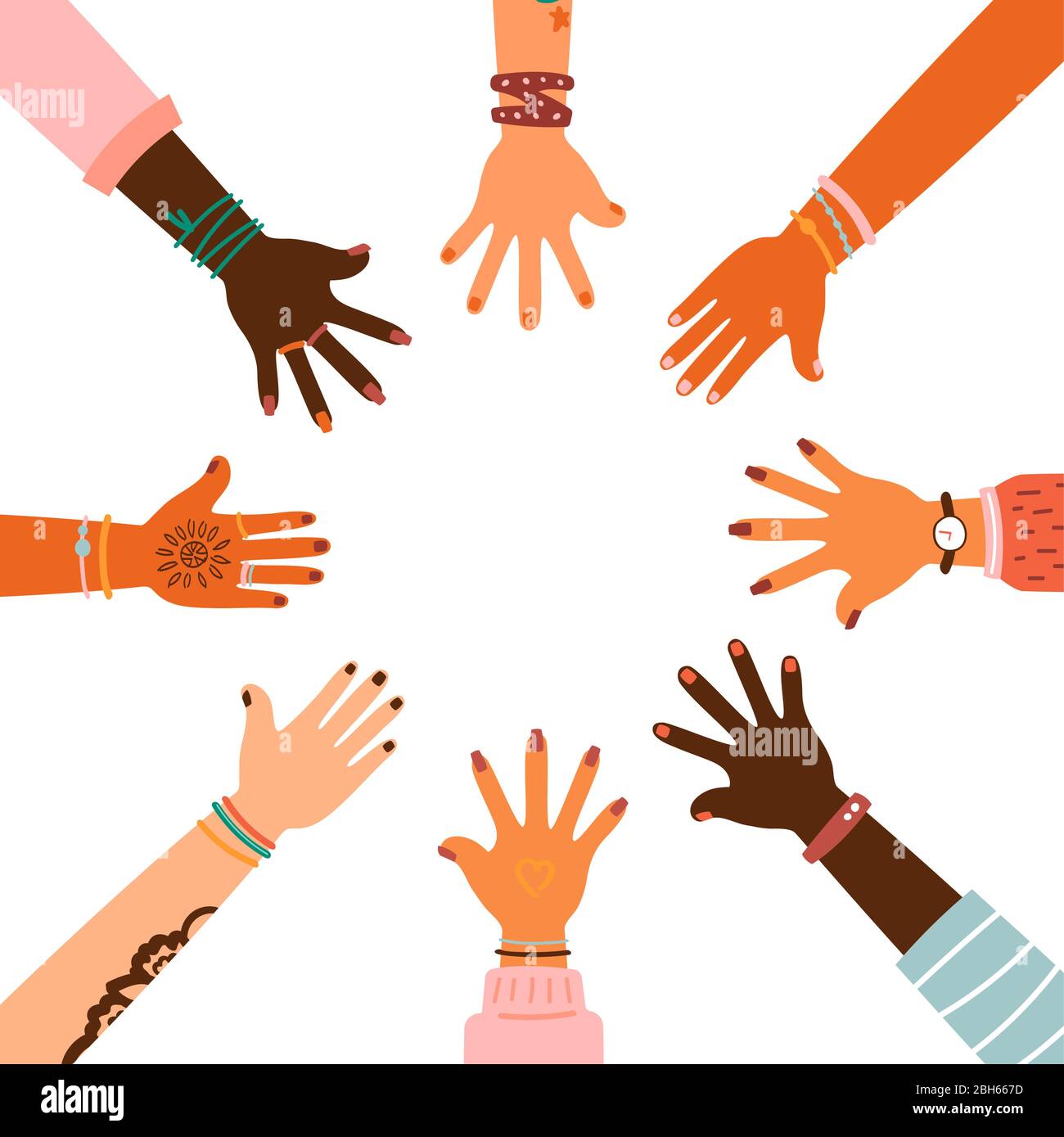 Different Races Together