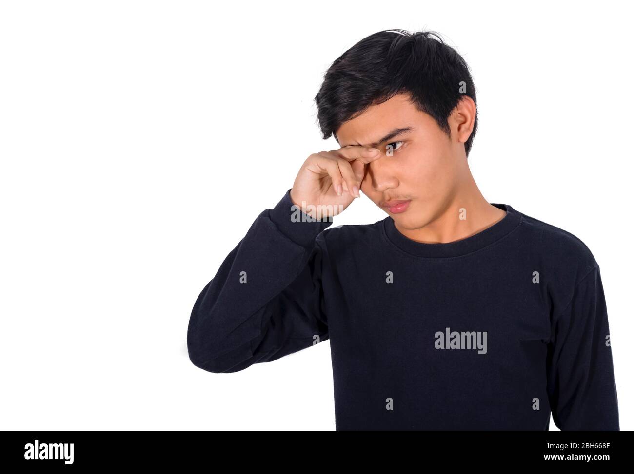 Rubbing head Cut Out Stock Images & Pictures - Alamy