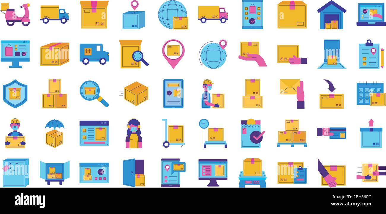 Cargo bundle Stock Vector Images - Alamy