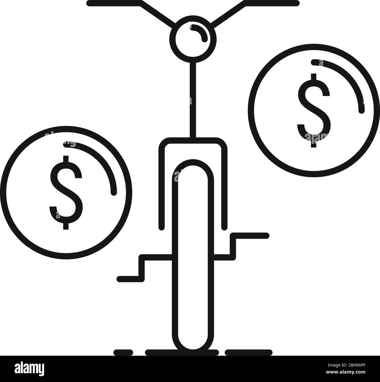 Rent Bike Icon Outline Rent Bike Vector Icon For Web Design Isolated