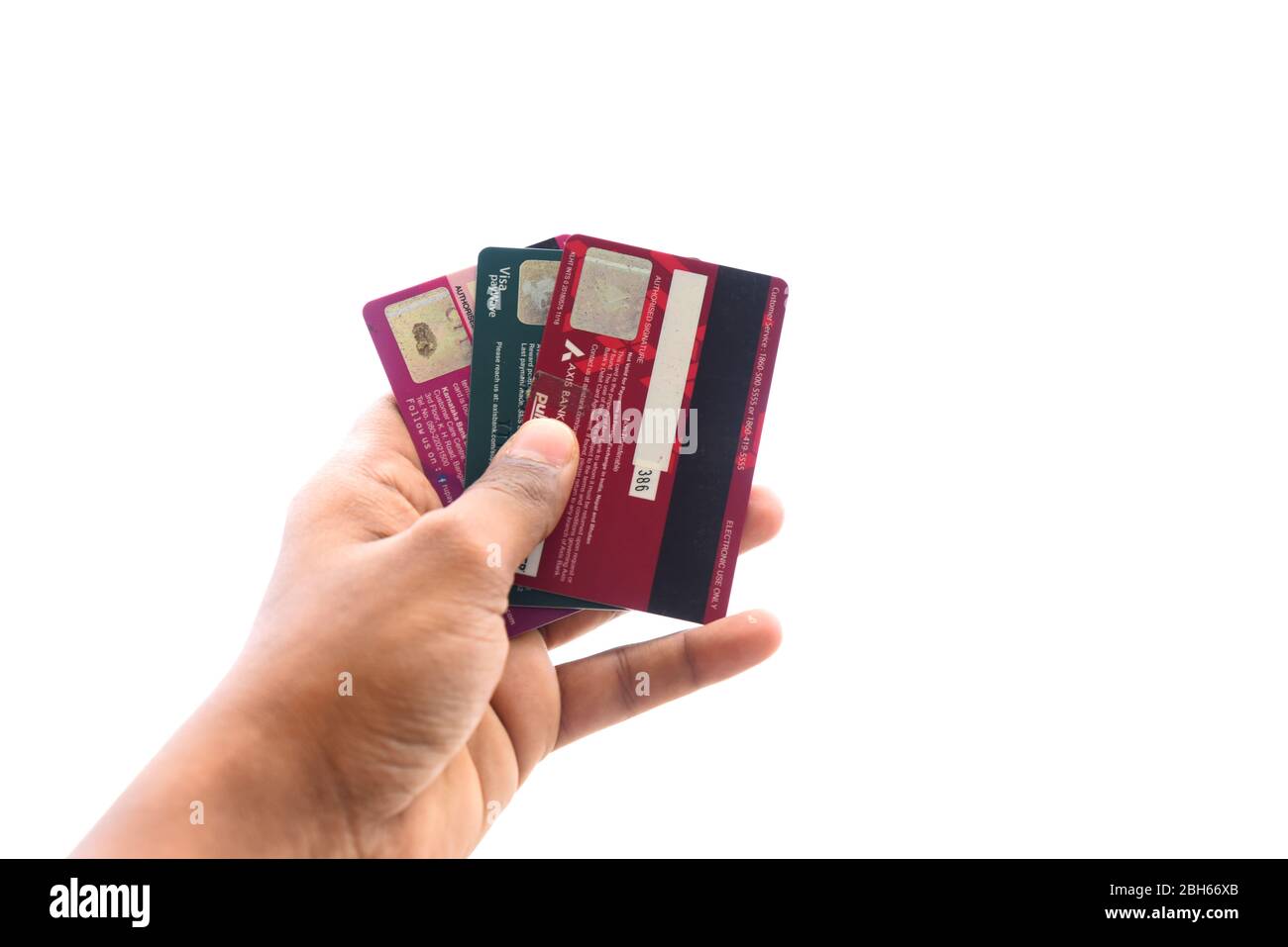 Bengaluru,Karnataka,India, 23/ ‎April/ ‎2020 :Hand holding debit and ...