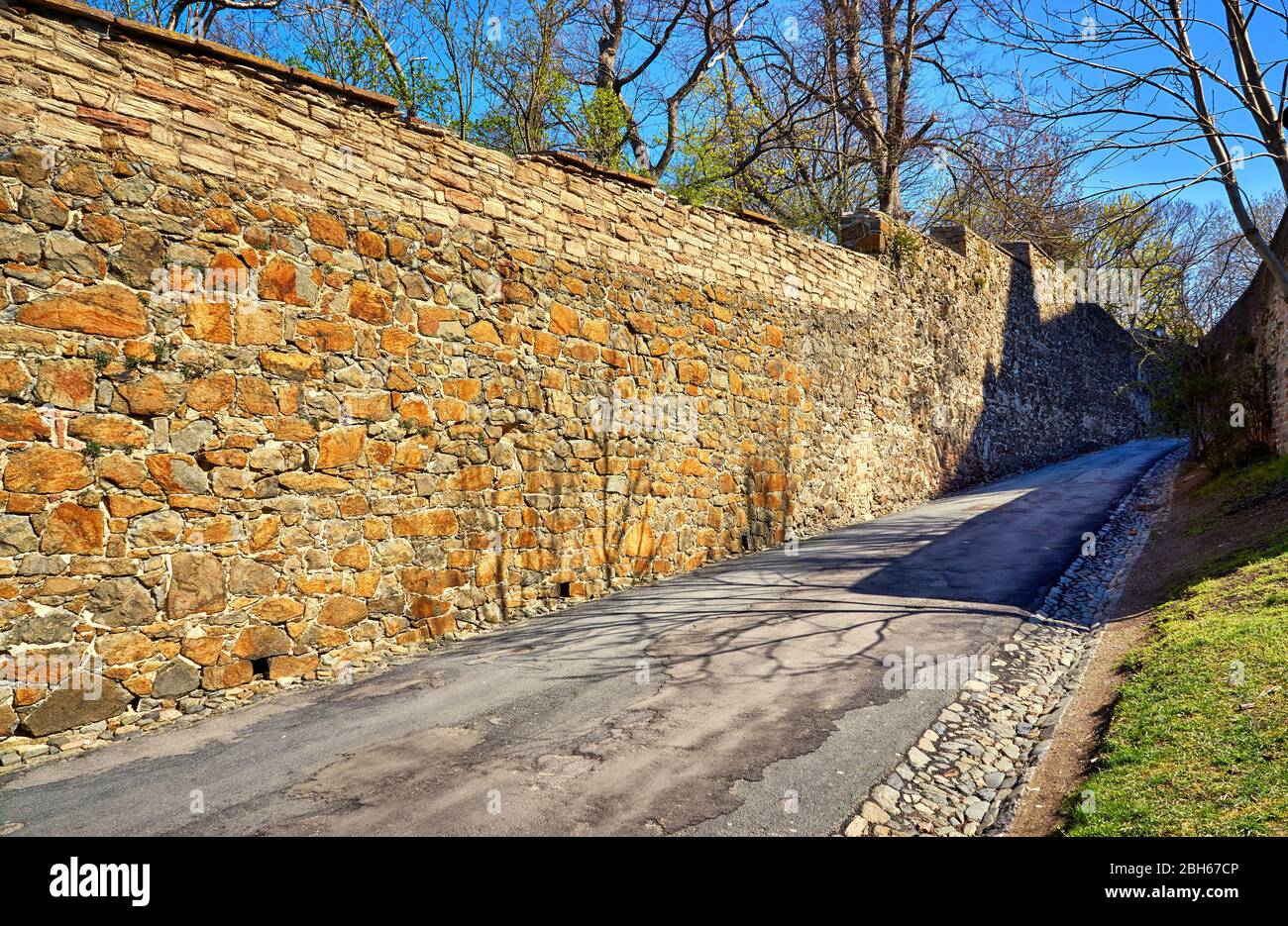 Winding stone gravel path hi-res stock photography and images - Alamy