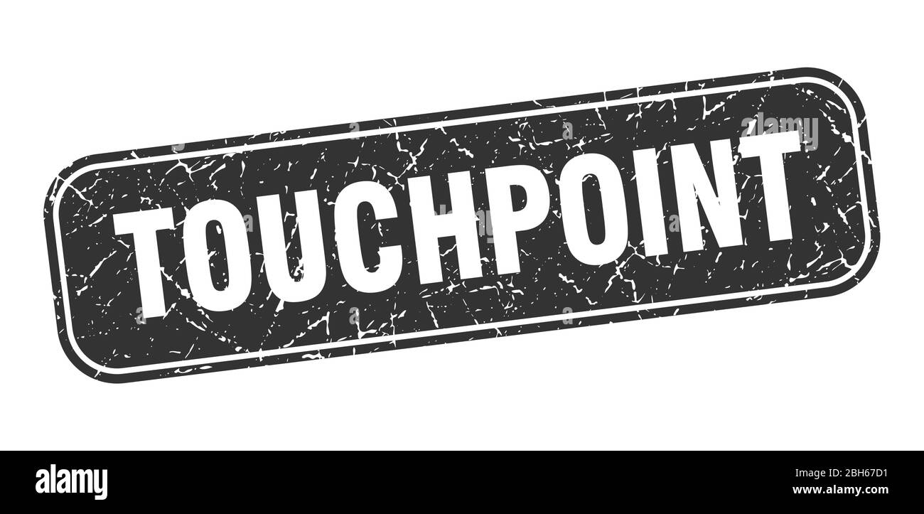 touchpoint stamp. touchpoint square grungy black sign Stock Vector Image & Art - Alamy