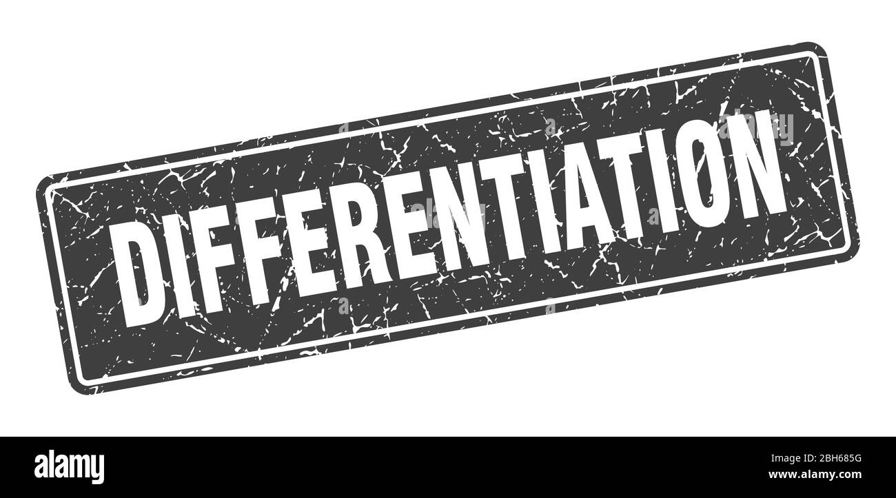 differentiation stamp. differentiation vintage black label. Sign Stock ...