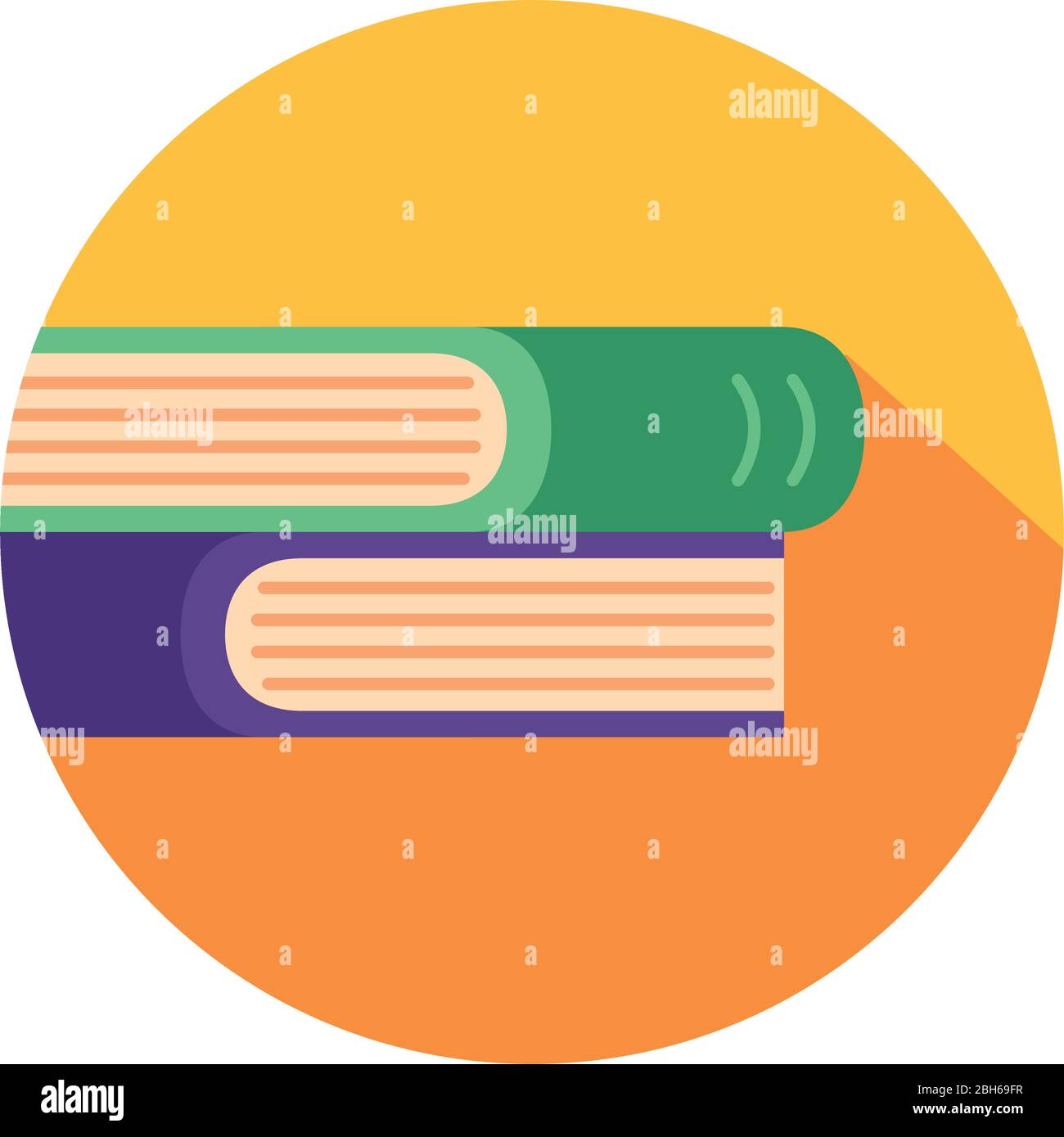 text books closed block style icon Stock Vector Image & Art - Alamy