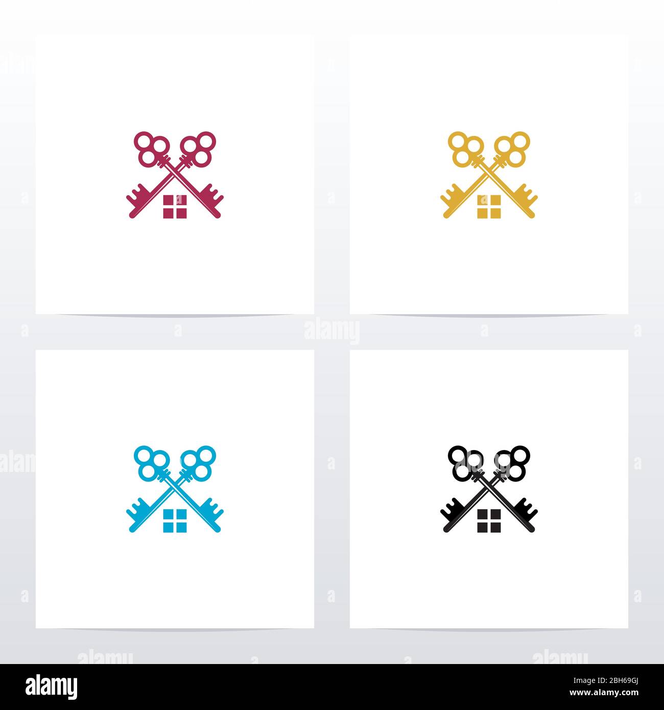 Realtor key house house Stock Vector Images - Alamy