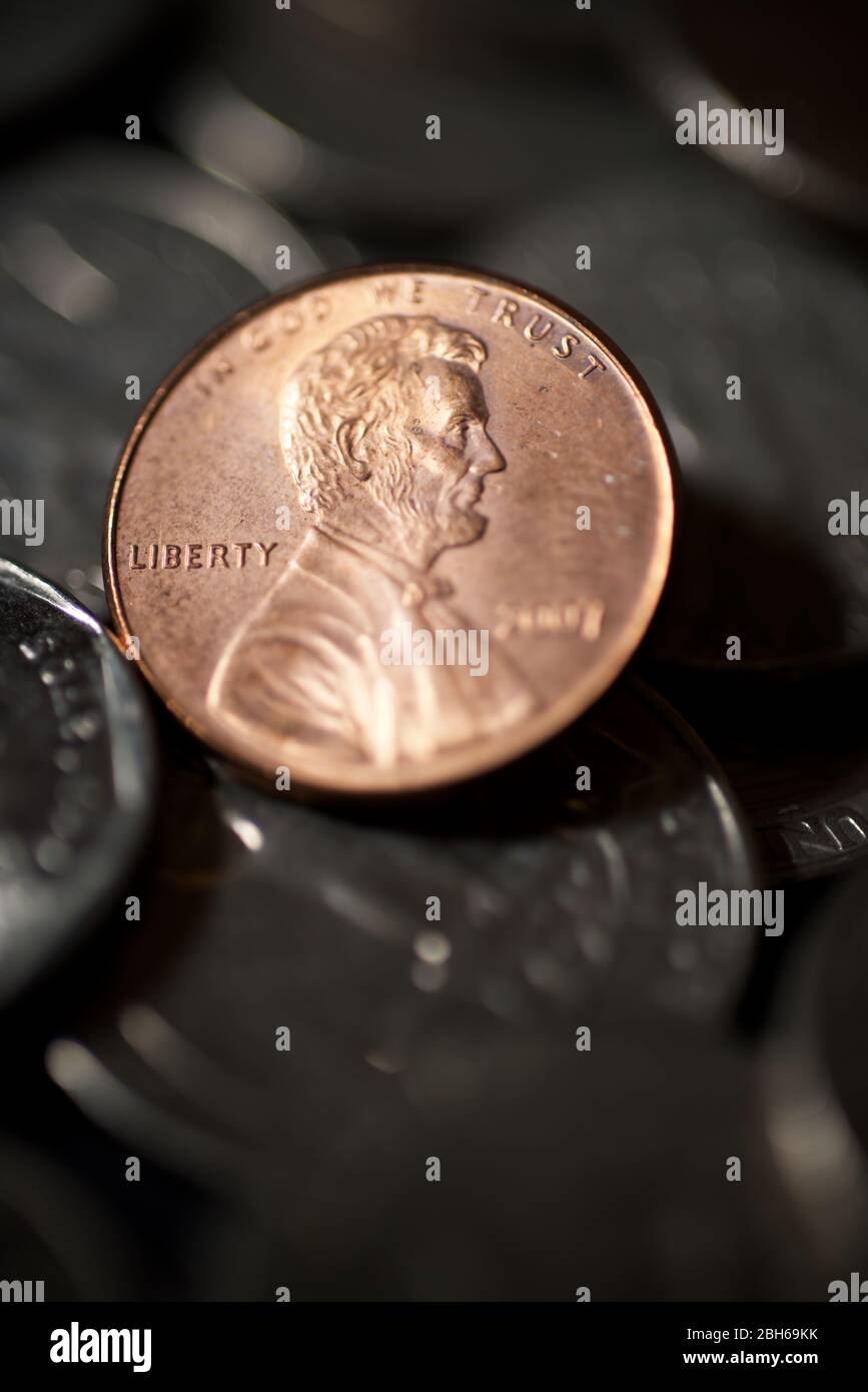 American one cent studio hi-res stock photography and images - Alamy