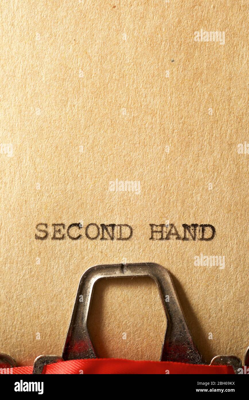 Hand typed hi-res stock photography and images - Alamy