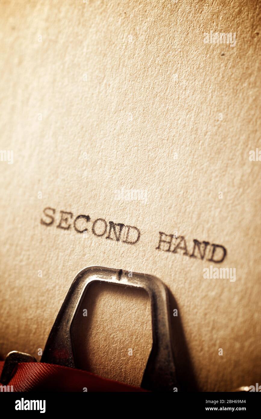 Hand typed hi-res stock photography and images - Alamy