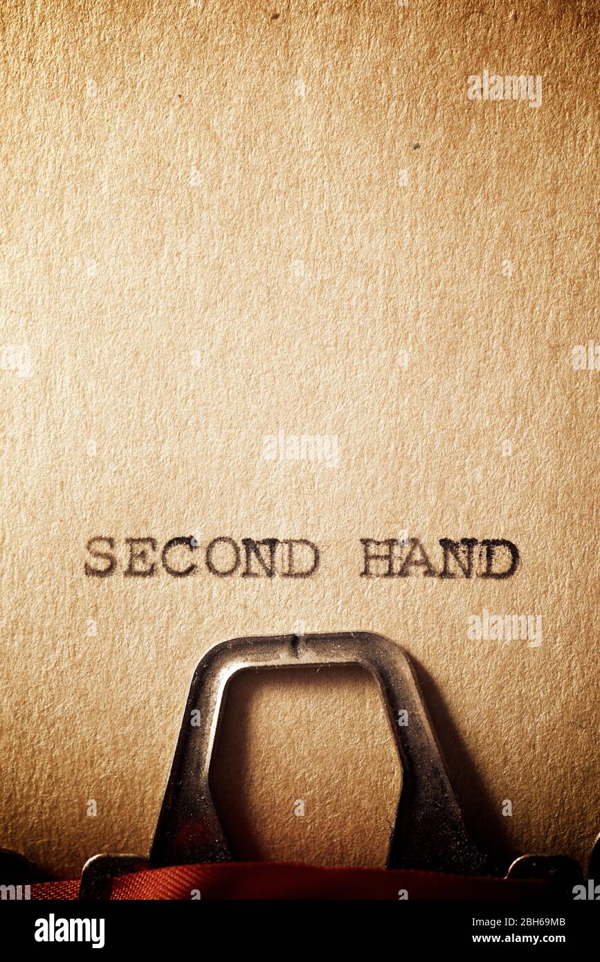 Hand typed hi-res stock photography and images - Alamy