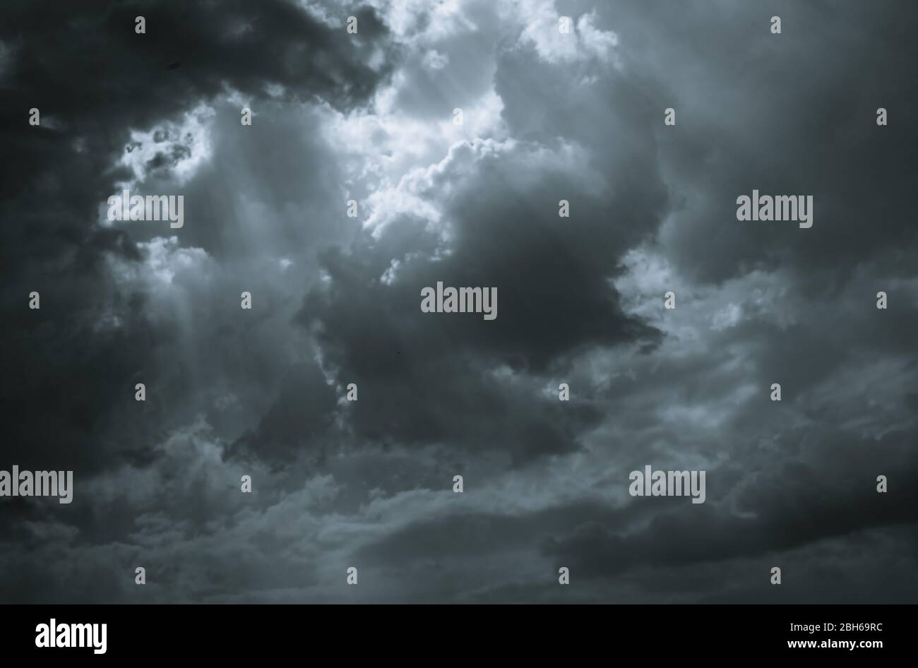 Dark dramatic sky and clouds. Background for death and sad concept ...