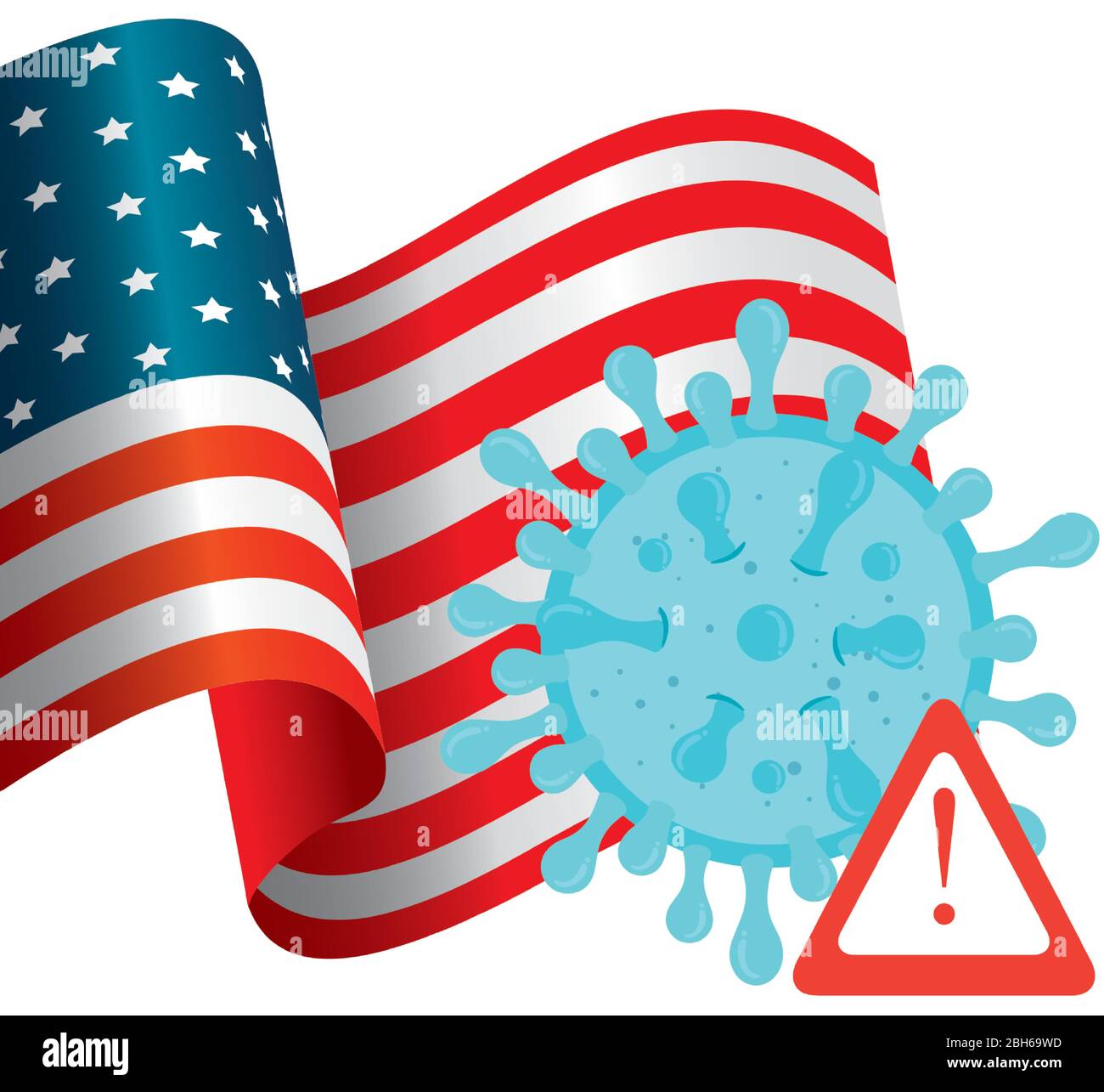 Particle flag Stock Vector Images - Alamy