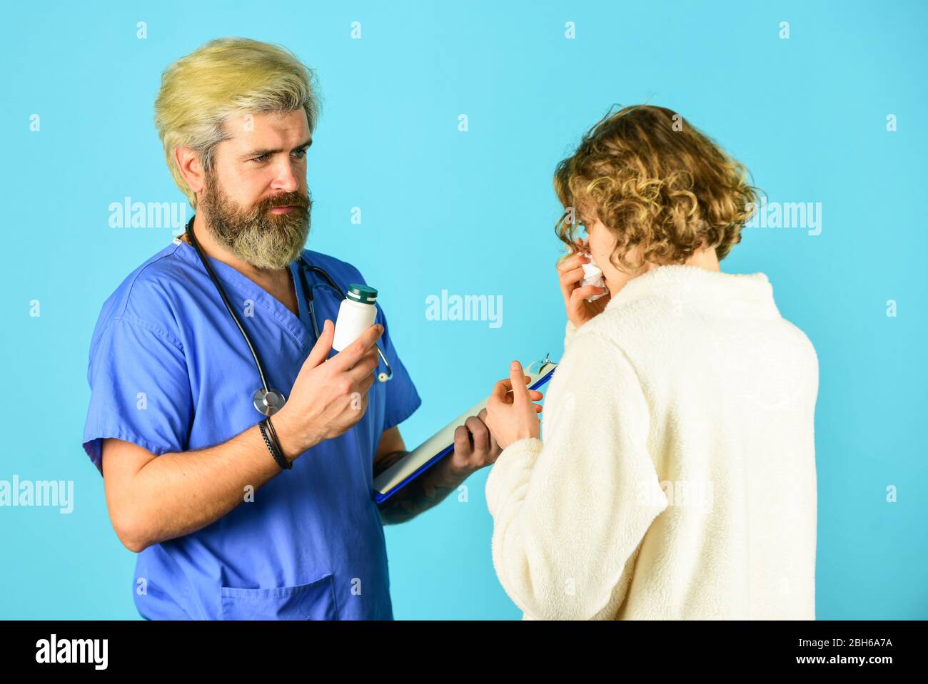 Offering effective cures. Virus infection symptoms. Prescribe tests and ...