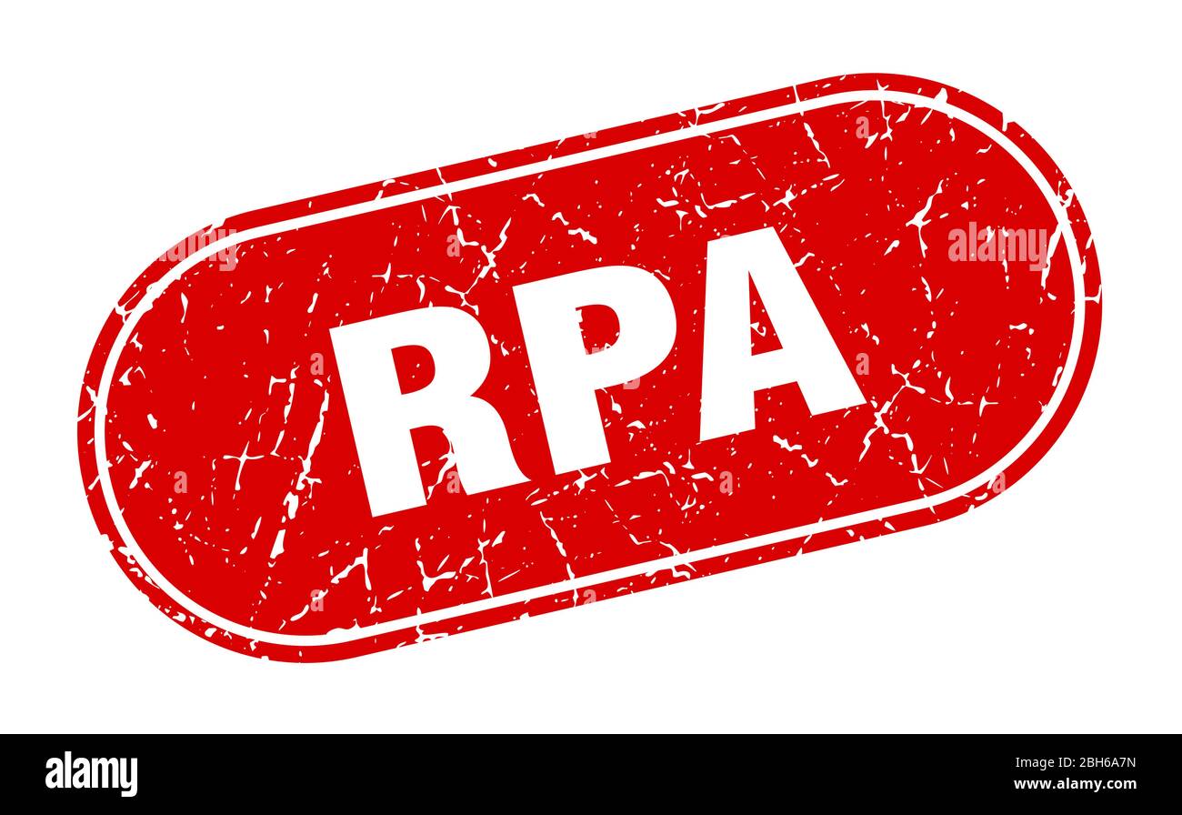 rpa sign. rpa grunge red stamp. Label Stock Vector Image & Art - Alamy
