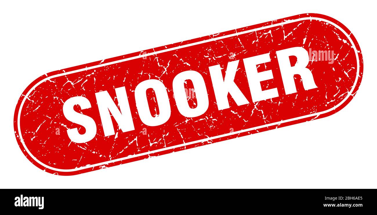 snooker sign. snooker grunge red stamp. Label Stock Vector Image & Art ...