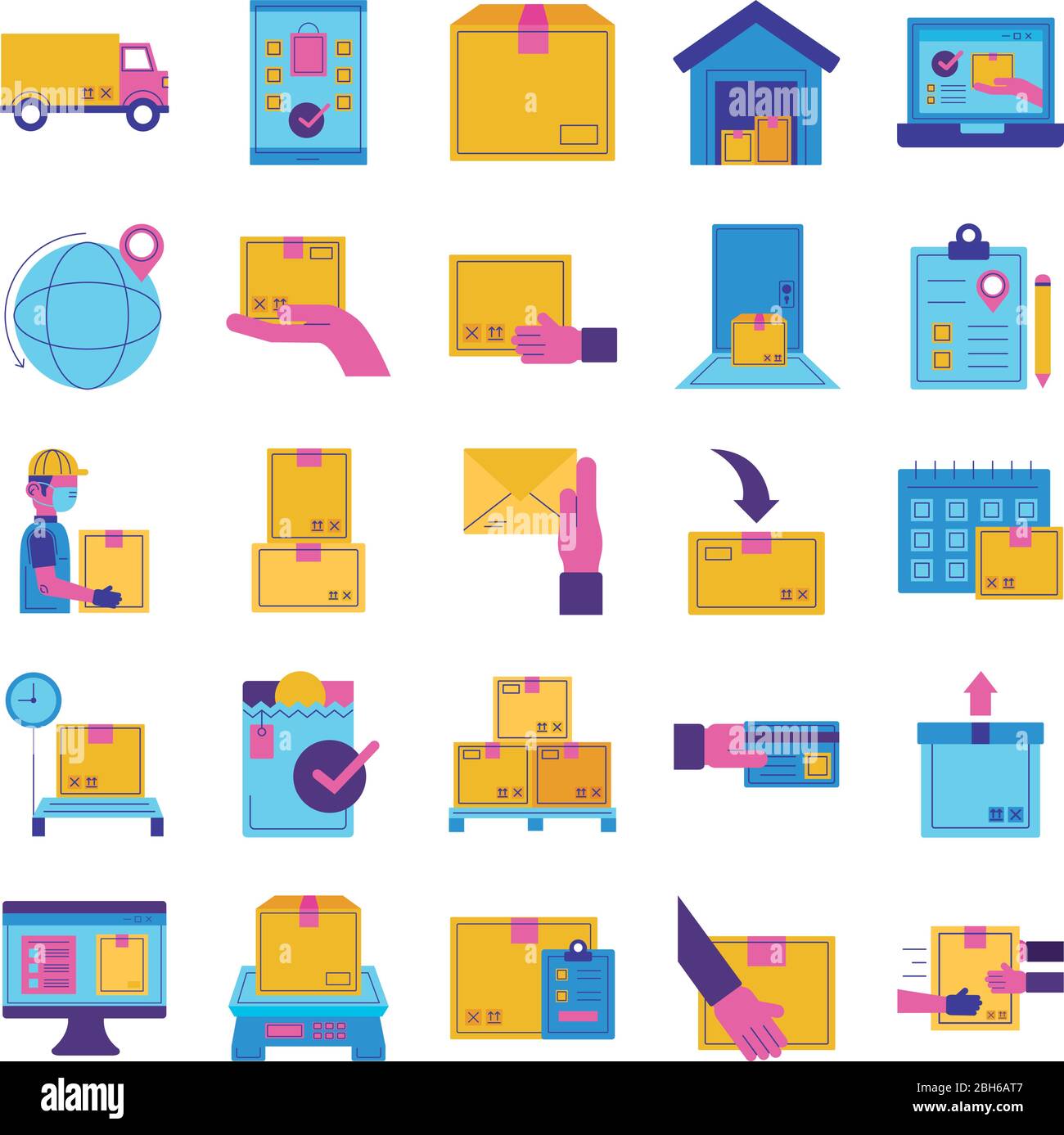 Cargo bundle Stock Vector Images - Alamy