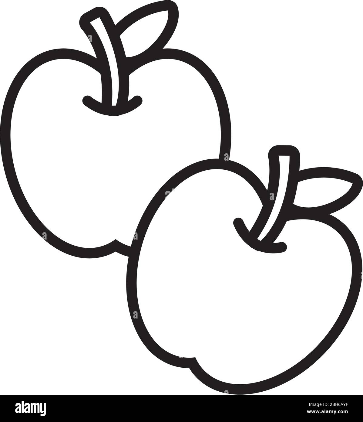 Two Apples Clipart