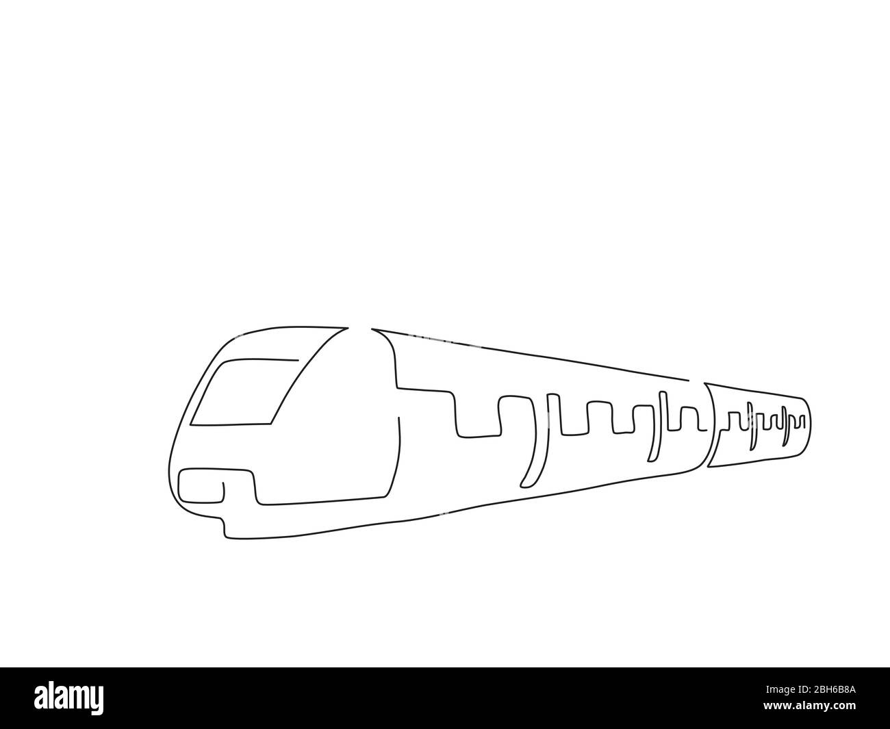 Transport line drawing, vector illustration design Stock Vector Image ...