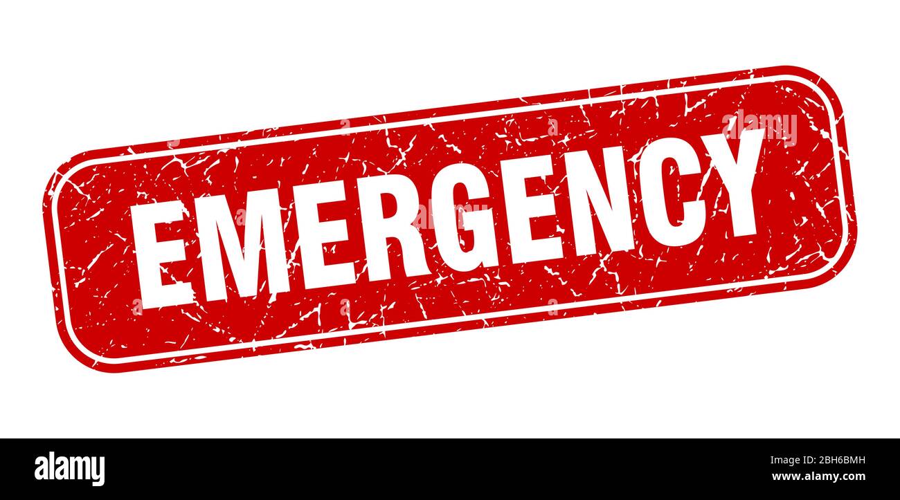 Emergency signpost Stock Vector Images - Alamy