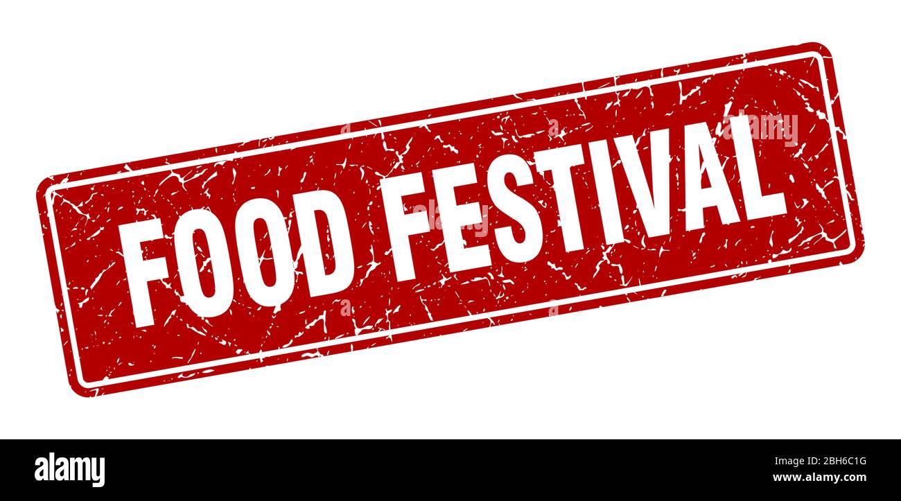 Food festival stamp sign seal hi-res stock photography and images - Alamy
