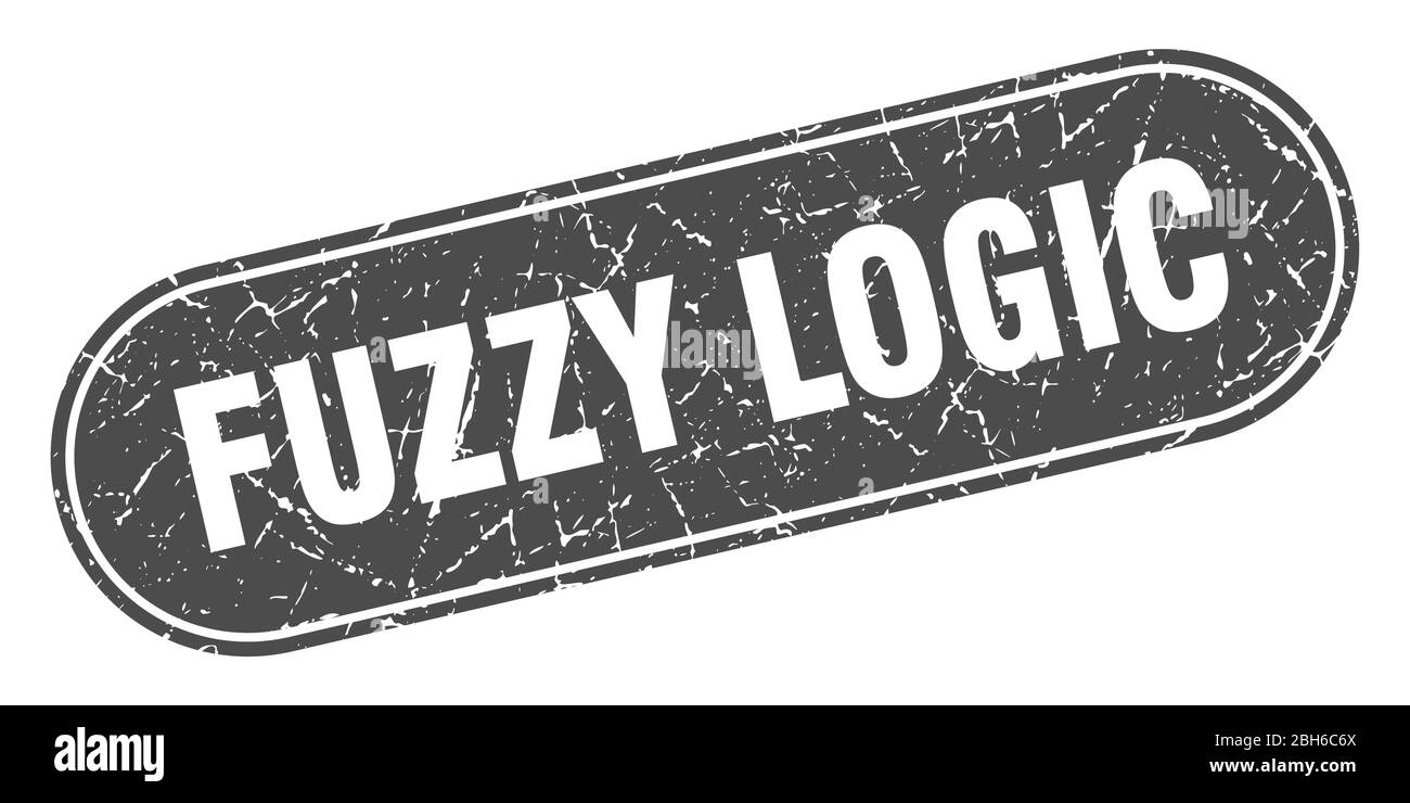 fuzzy logic sign. fuzzy logic grunge black stamp. Label Stock Vector ...