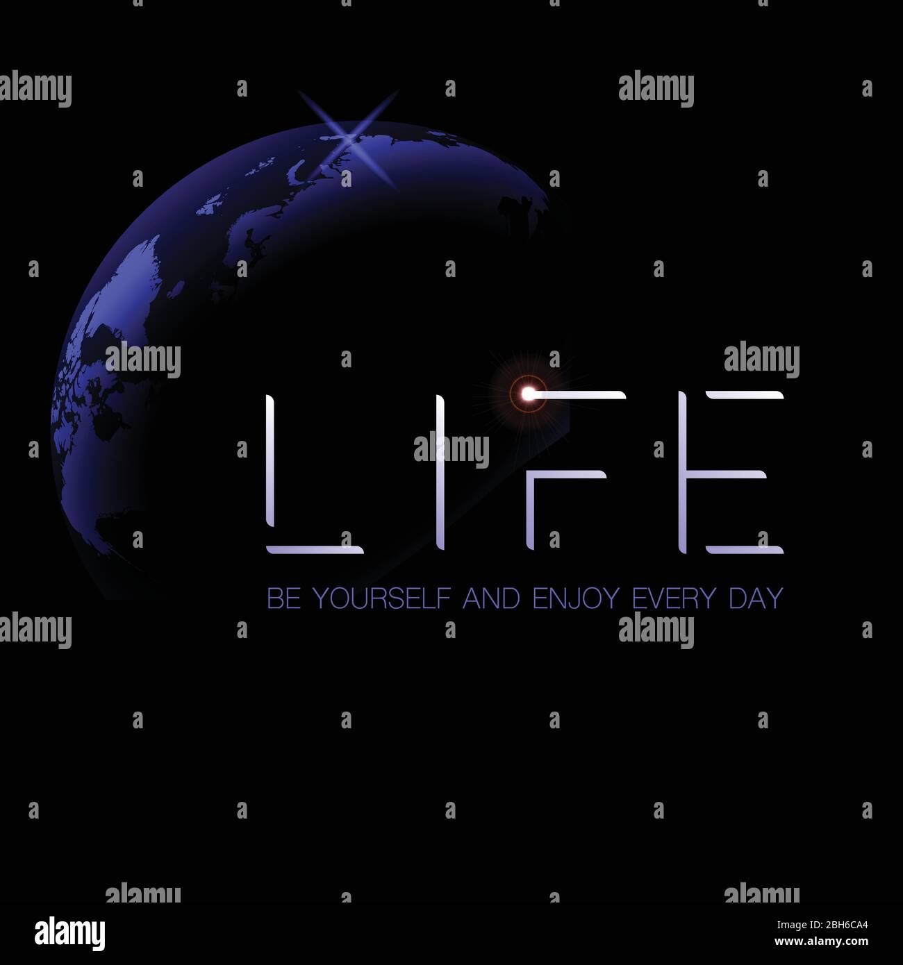 Life space background Stock Vector Image & Art - Alamy