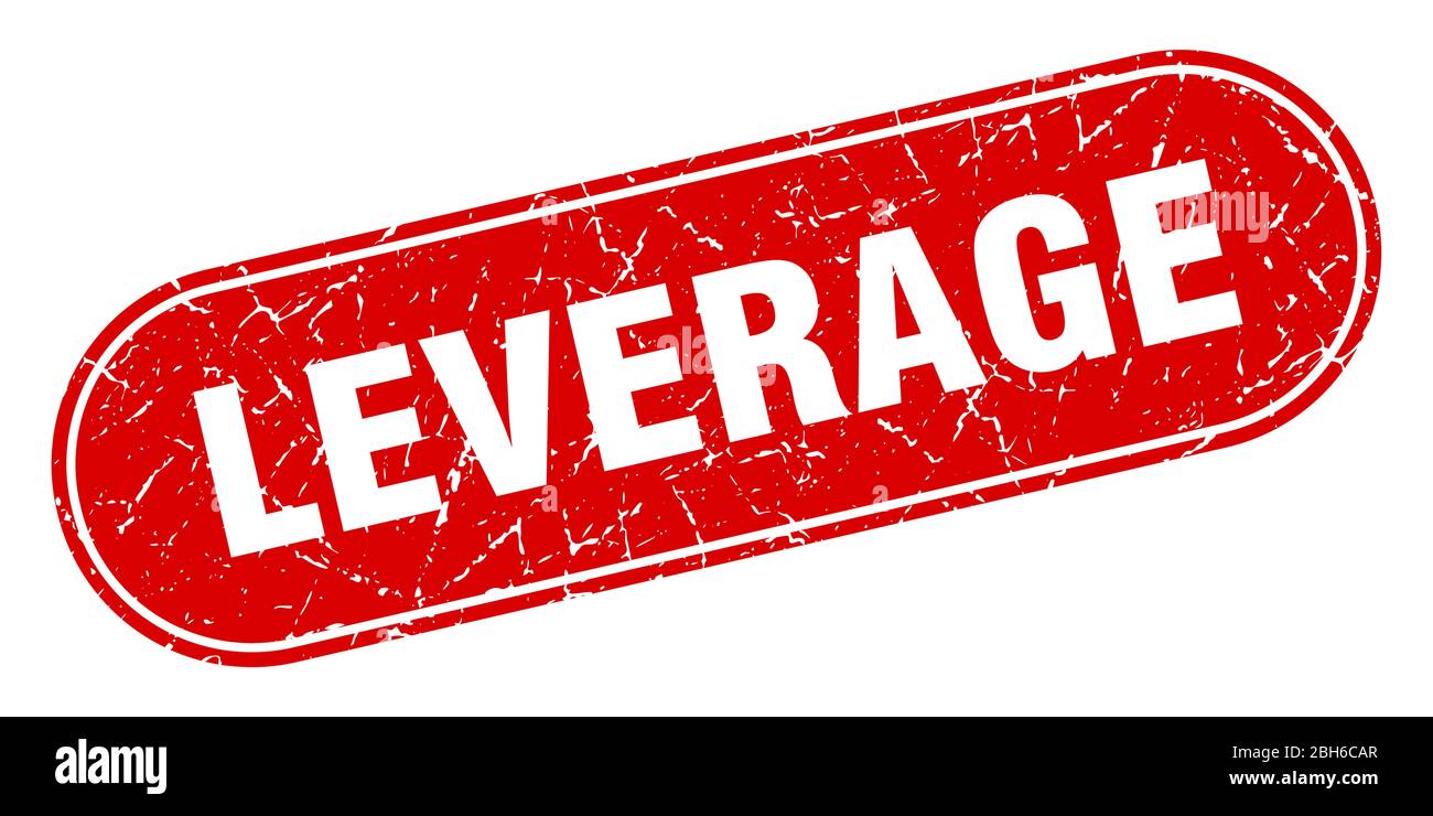 leverage sign. leverage grunge red stamp. Label Stock Vector Image ...